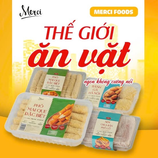 MERCI FOODS – THẾ GIỚI ĂN VẶT NGON KHÔNG CƯỠNG NỔI - MerciFoods